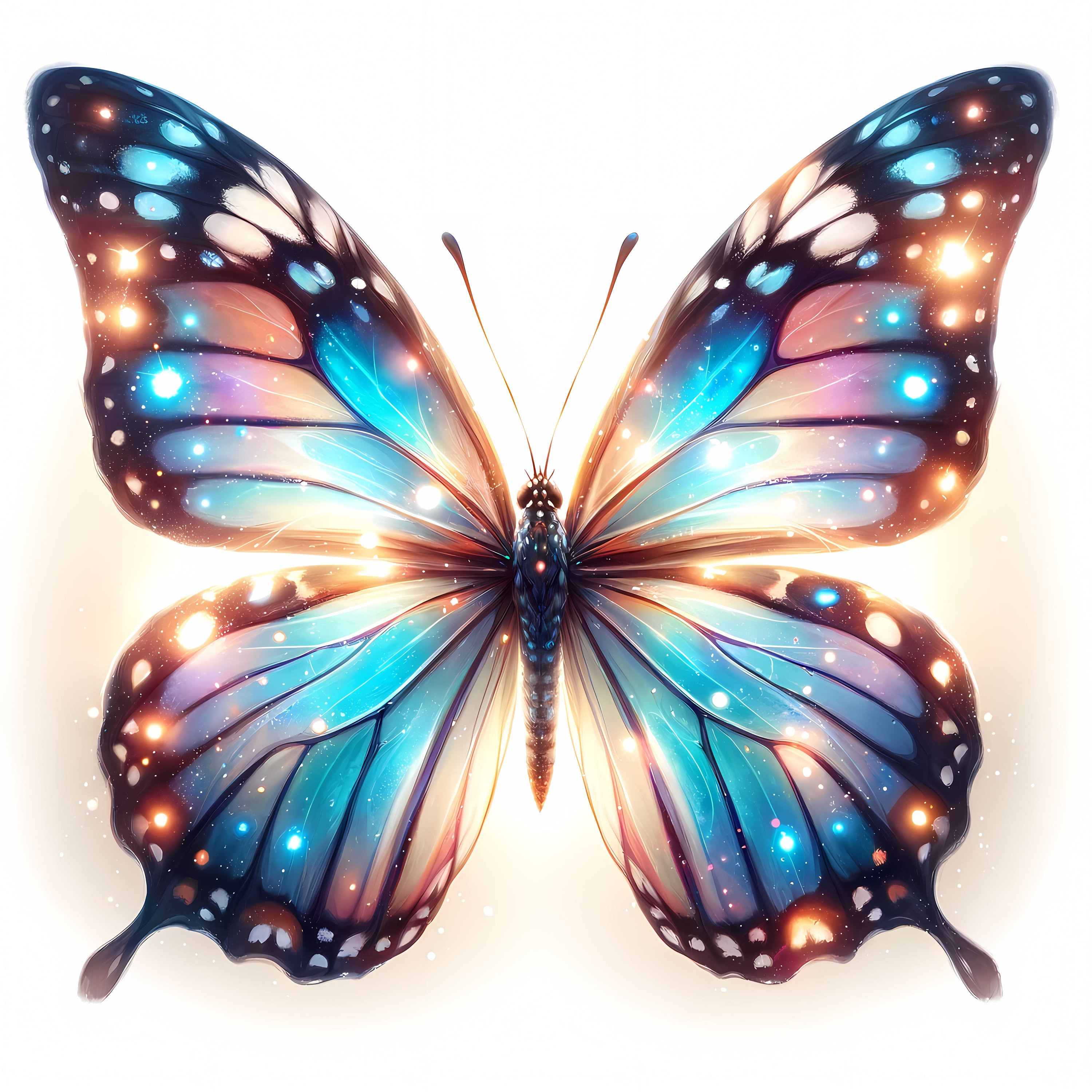 Butterfly Clipart 12 High-quality Jpgs Colorful Butterflies Clipart ...
