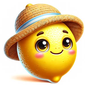 Cute Lemon Clipart Bundle - 10 High-quality Jpgs - Charming Lemon ...