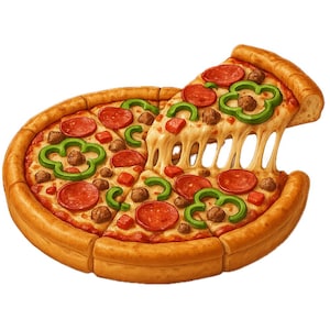Pizza Clipart Bundle: Party Graphics, Food Illustrations (PNG Digital ...