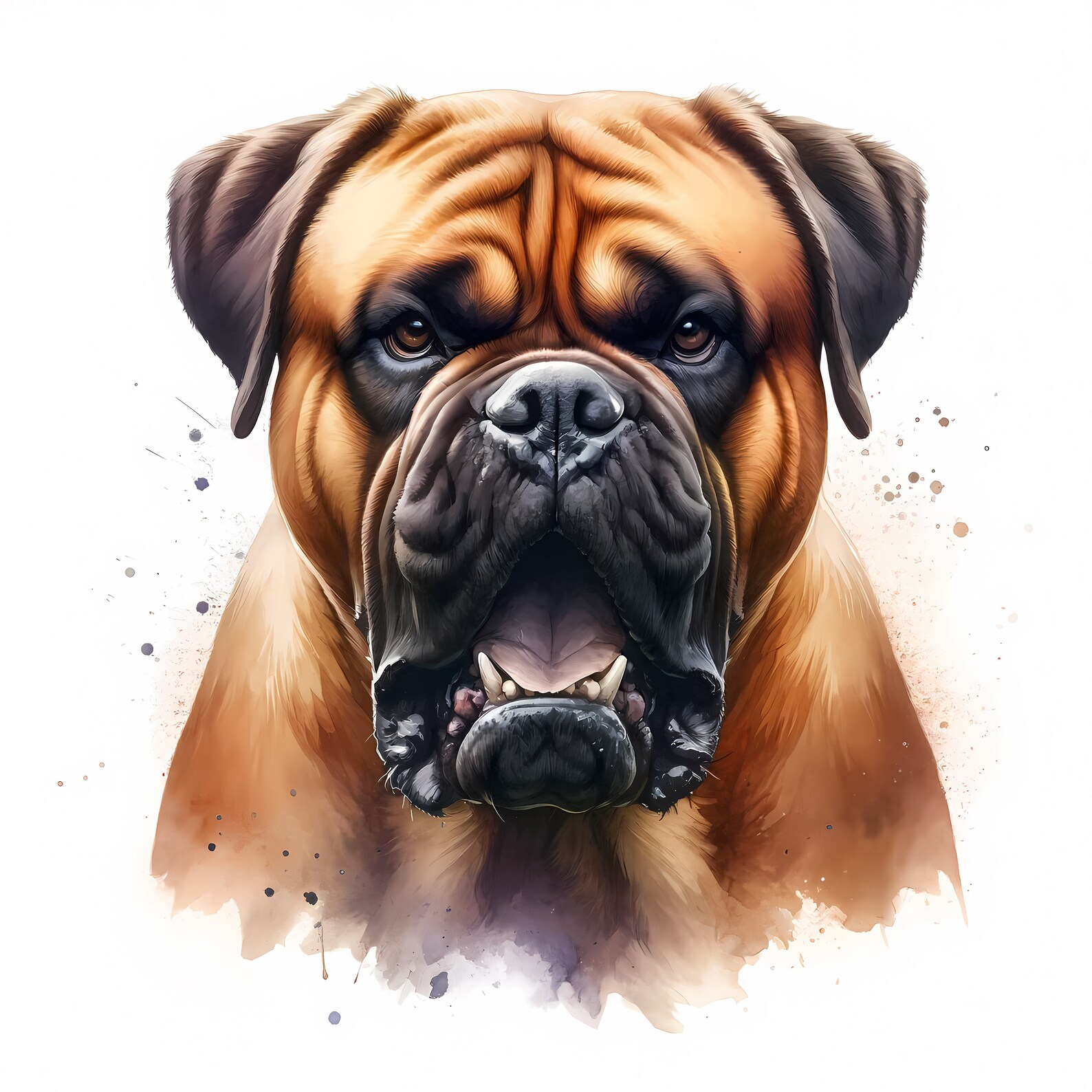 Angry Dog Clipart 12 High-quality Jpgs Aggressive Dog Clipart Bundle ...