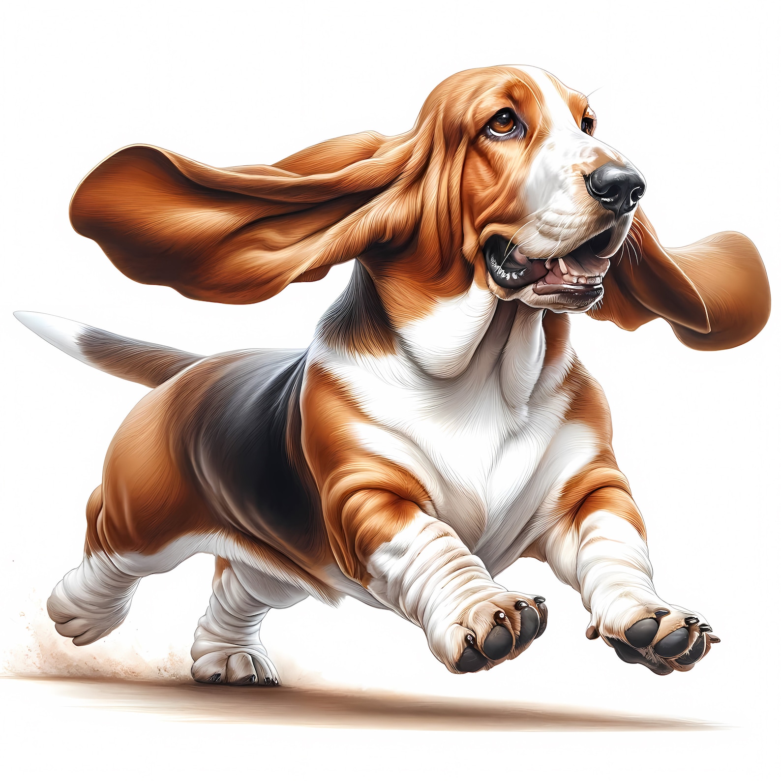 Basset Hound Dog Clipart 10 High-quality Jpgs Digital Download Card ...