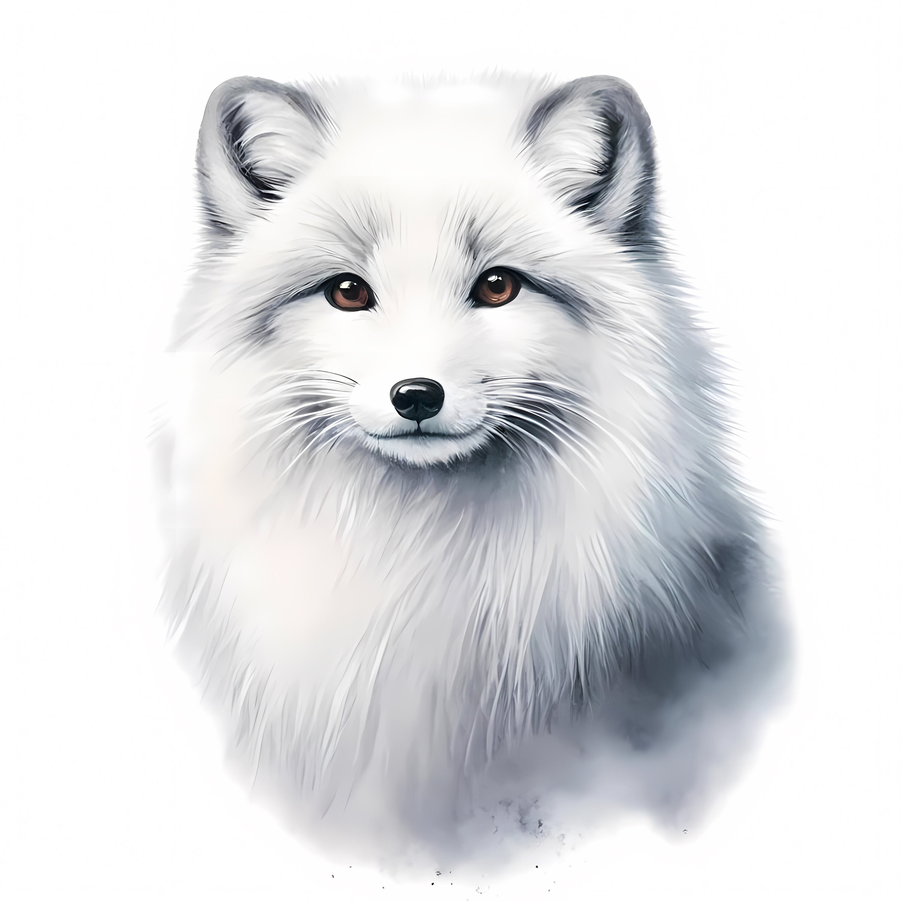 Arctic Fox Clipart Bundle: Winter Wildlife Art (commercial Use ...