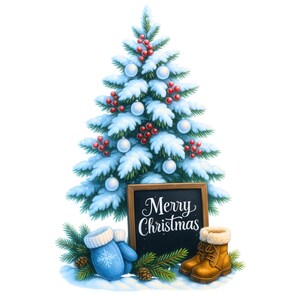 Christmas Tree Clipart: Festive Holiday Graphics (digital Download) 12 ...