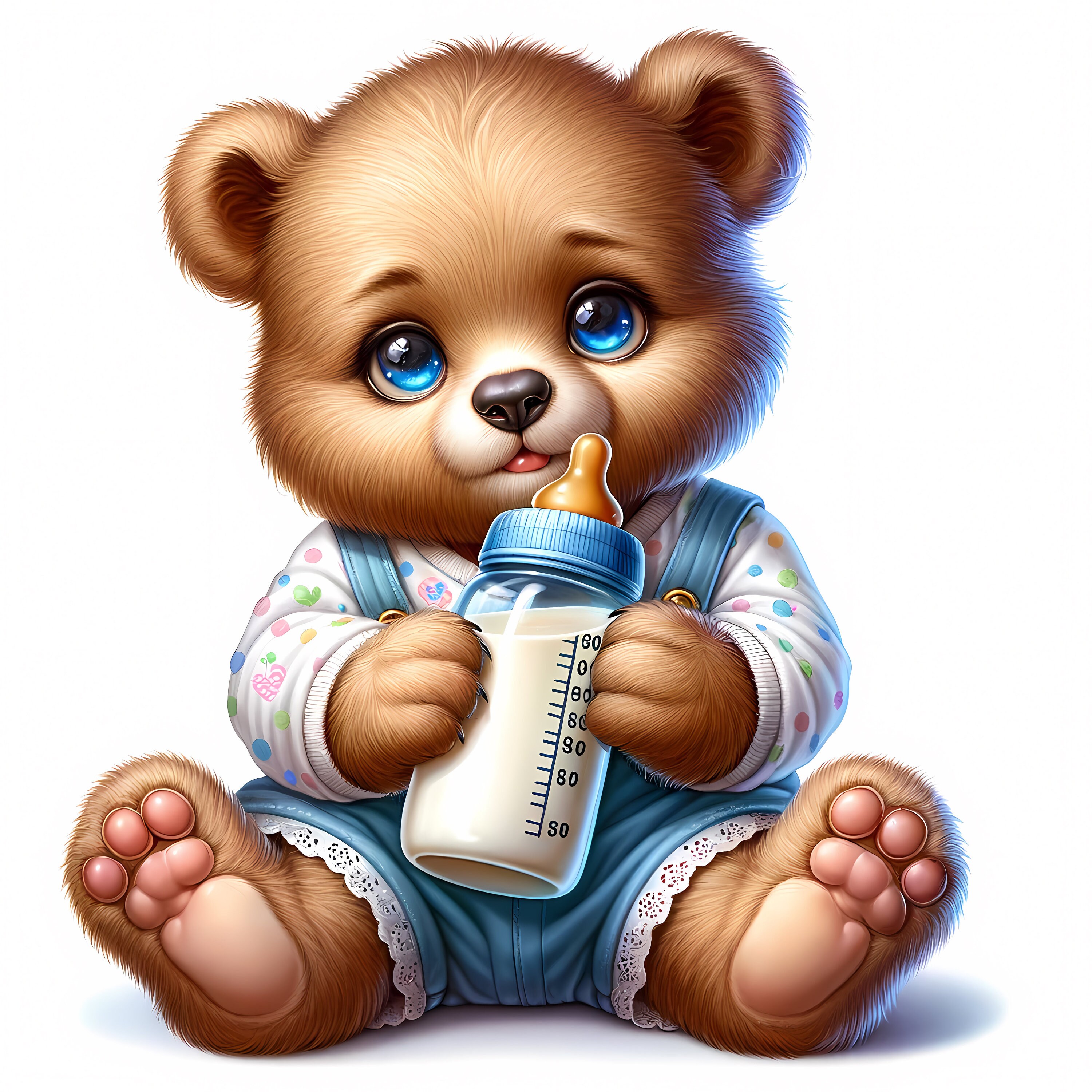 Cute Baby Bear Clipart | Pink Bow, Nursery Art (digital Download) - Etsy