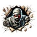 Spooky Mummy Clipart Bundle: Halloween Art, Wall Art (digital Download ...