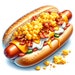 Hot Dog Clipart - 10 High-quality Jpgs - Hotdog Sandwich Clipart Bundle ...