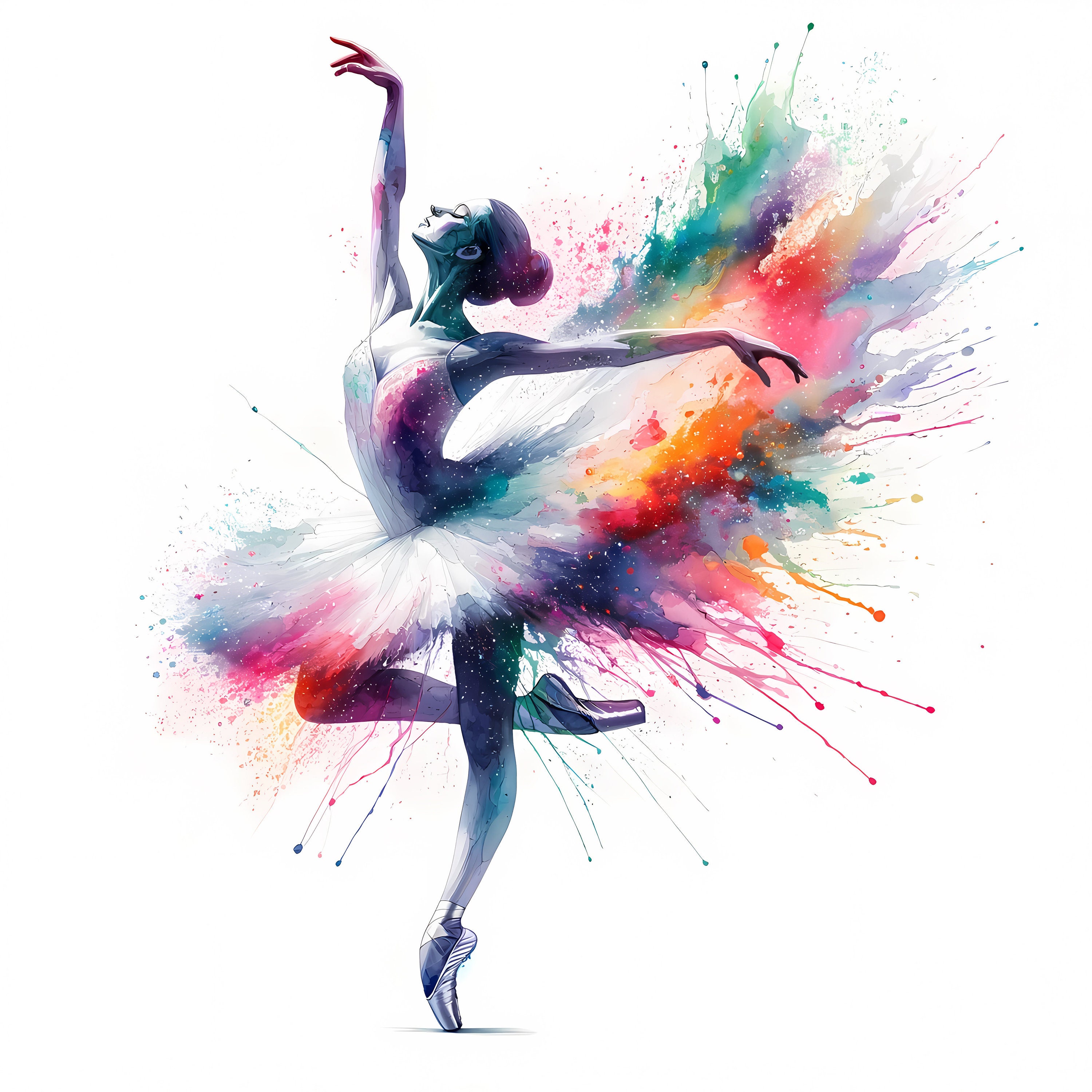 12 Ballerina Clipart: Ballet Dancer JPG Bundle (digital Download) - Etsy