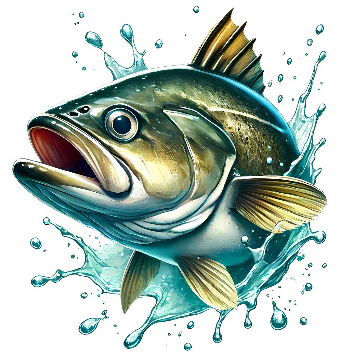 Elegant Cod Fish Clipart Bundle | Marine, Aquatic Art (digital Download ...
