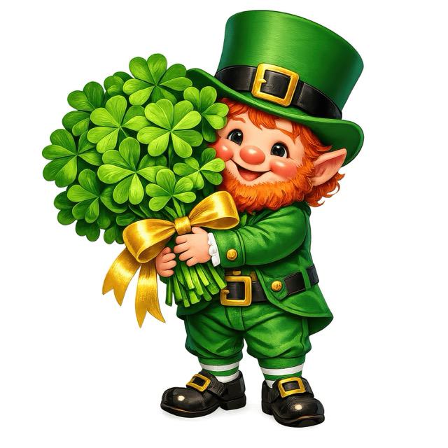 Whimsical Leprechaun Clipart, Funny St. Patrick’s Day Graphics (digital ...