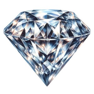Glamorous Diamond Clipart Bundle | High-quality Jpgs (digital Download ...