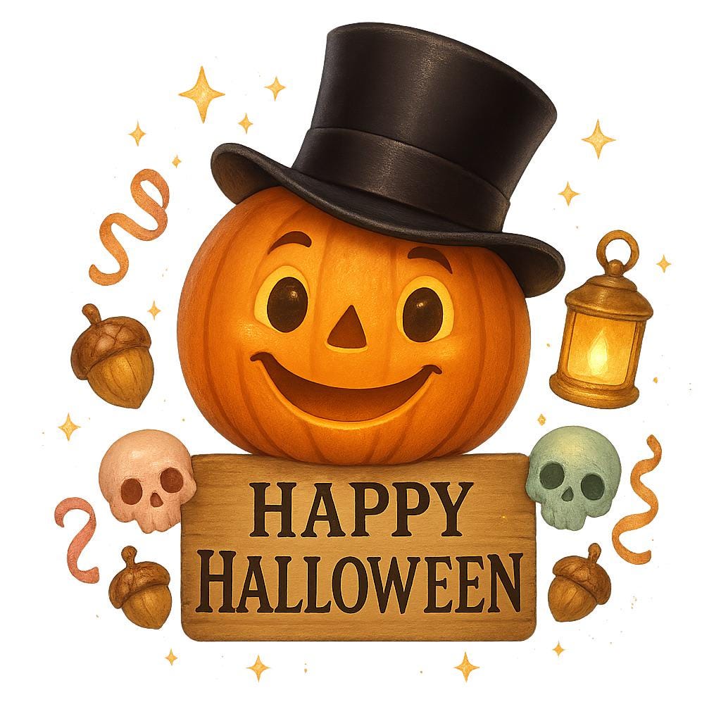 Cute Halloween Pumpkin Clipart, Kawaii Fall Design (PNG) - Etsy