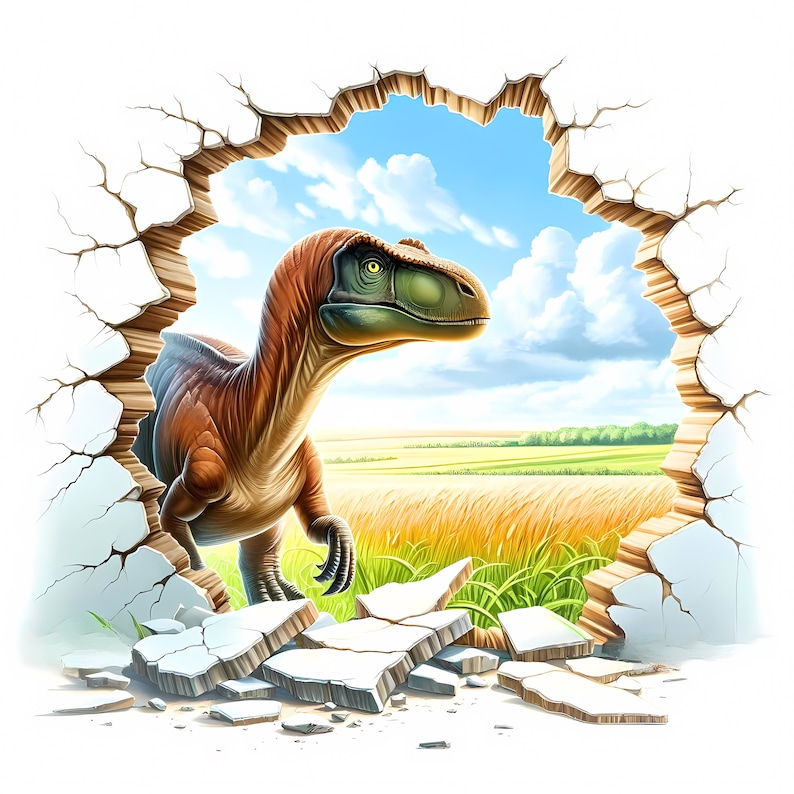 3D Dinosaur Clipart 12 High-quality Jpgs Realistic Dinosaur Clipart ...
