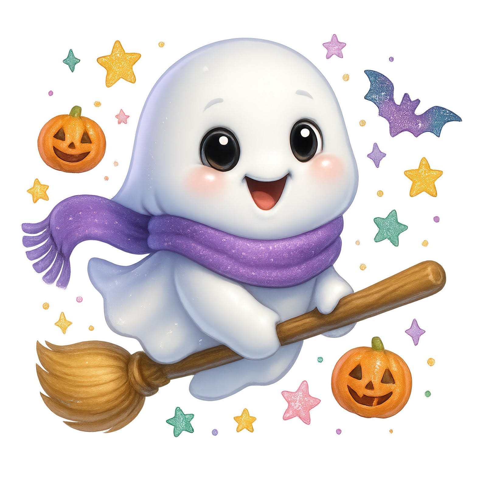 14 PNG, Cute Halloween Ghost Clipart, Pastel Goth Ghost, Kawaii ...