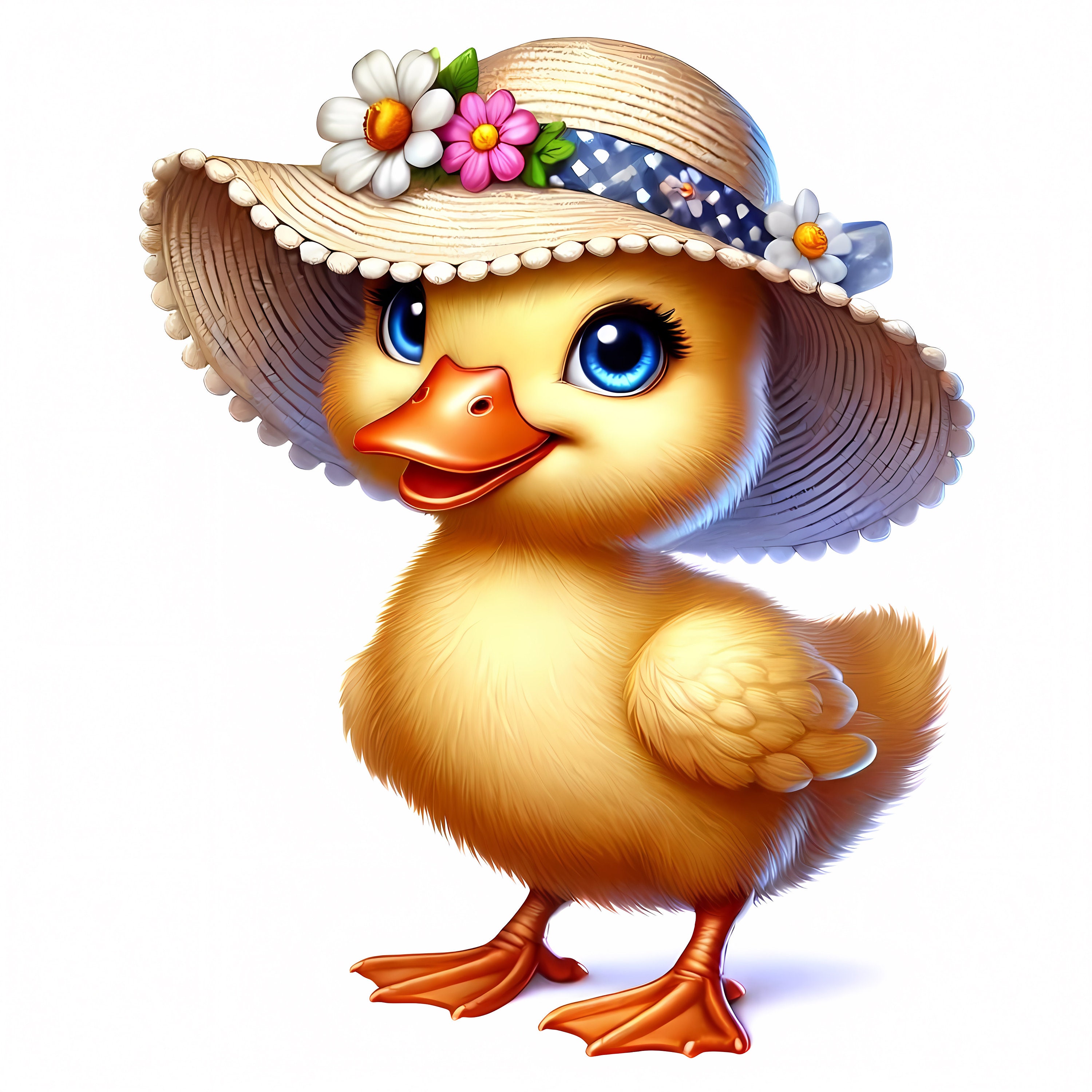 Cute Duck Clipart 12 High-quality Jpgs Adorable Duck Clipart Bundle ...