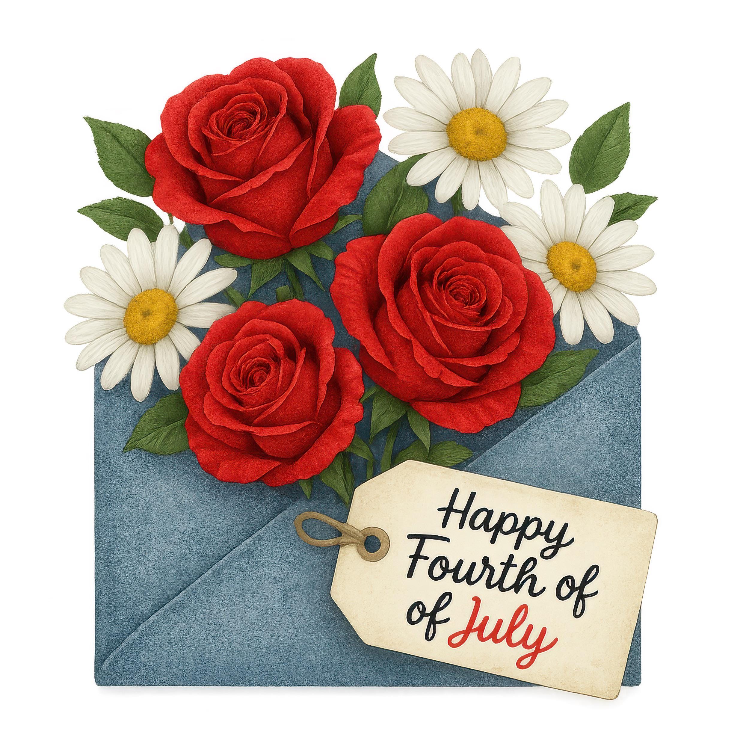 10 4th of July Clipart Bundle: Patriotic Envelope Designs (commercial ...