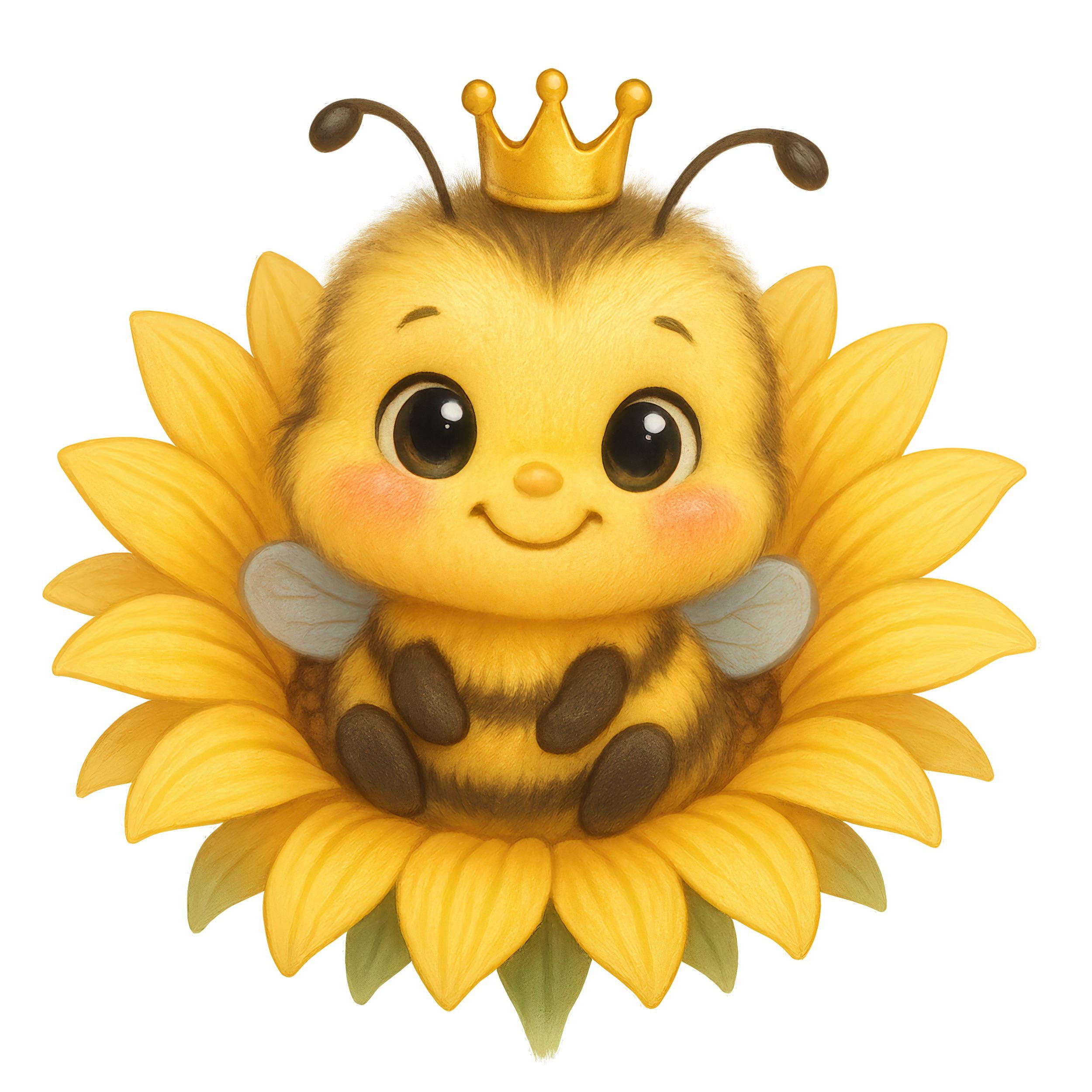 Cute Bee Watercolor Clipart, Nursery PNG Bundle (digital Download) - Etsy