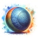Dodgeball Clipart – Athletic Sports Art, Wall Decor (JPG, Digital ...