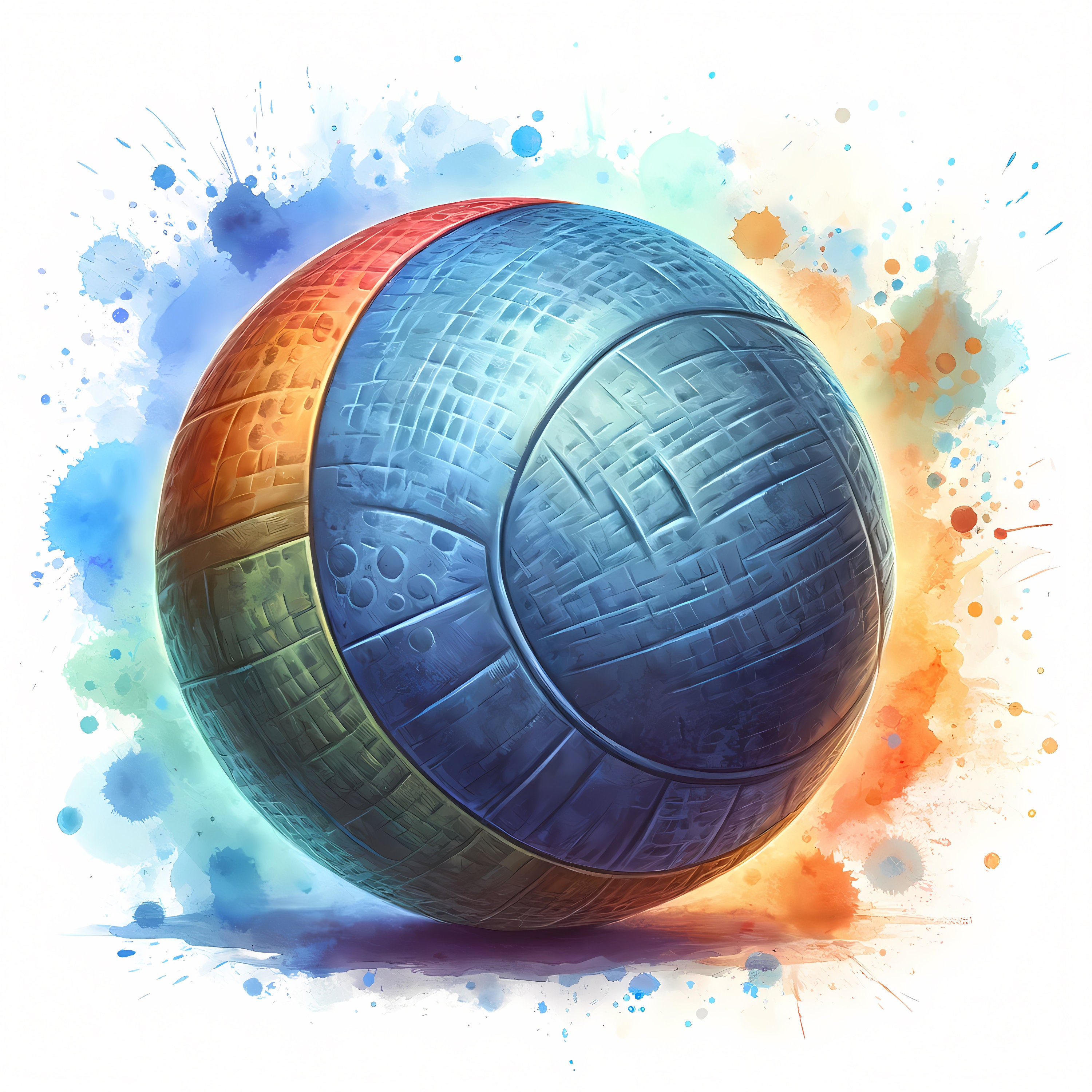 Dodgeball Clipart 10 High-quality Jpgs Athletic Clipart Bundle Wall Art Paper Craft Sports Art ...