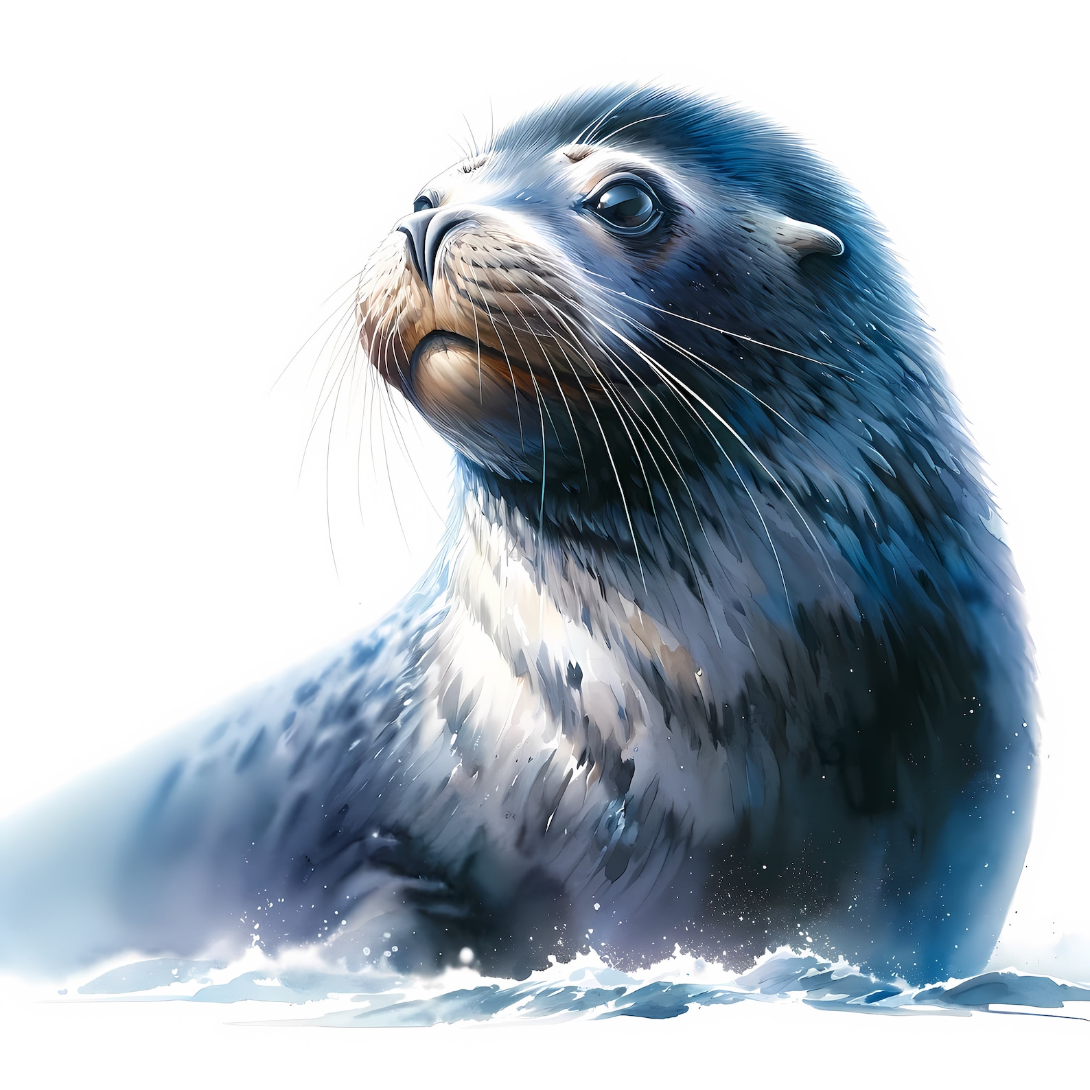 Seal Clipart Bundle 11 High-quality Jpgs Wall Art Aquatic Art Digital ...