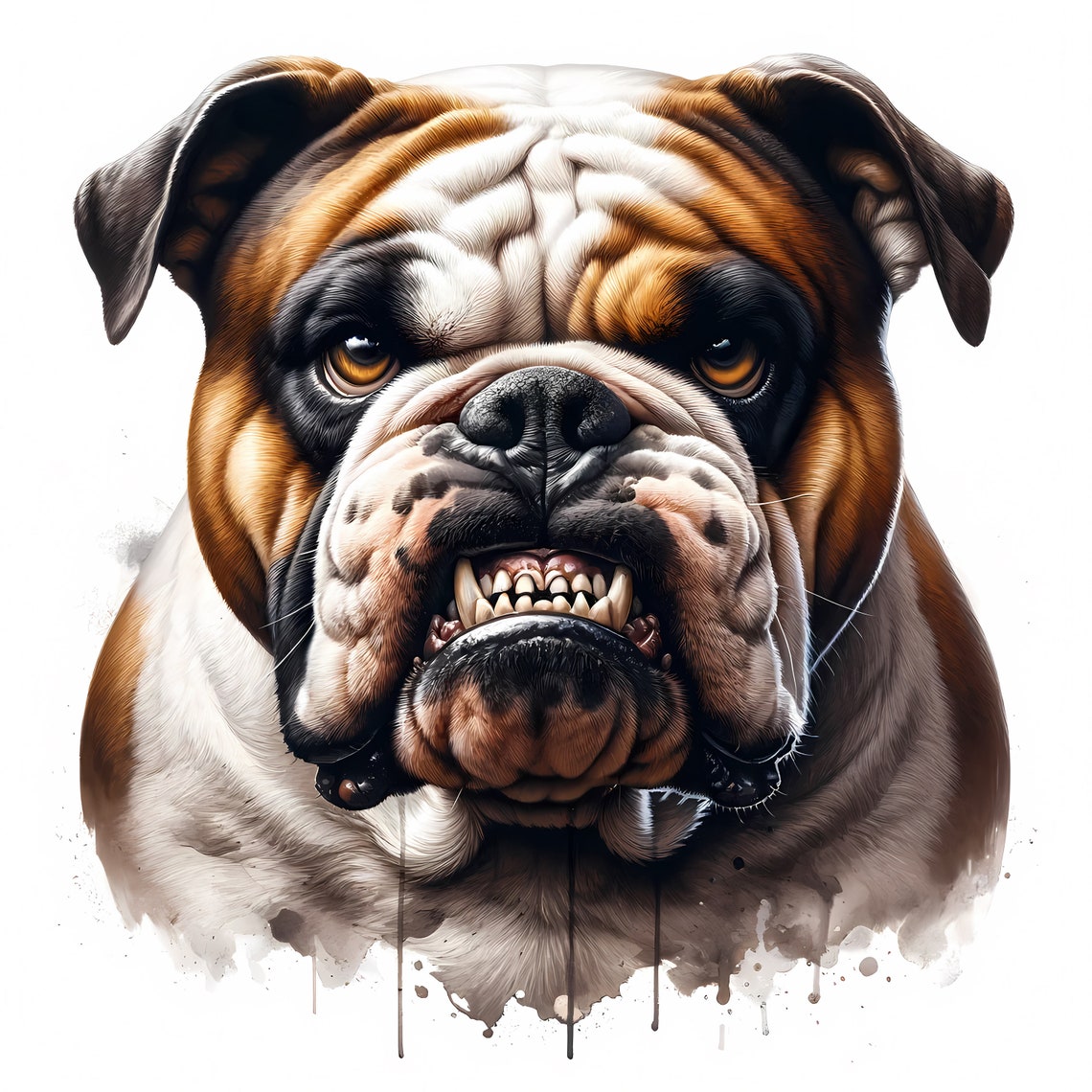 Angry Dog Clipart 12 High-quality Jpgs Aggressive Dog Clipart Bundle ...