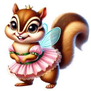 Cute Chipmunk Clipart Bundle | Woodland Animal Art (digital Download ...