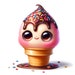 Cute Snow Cone Clipart 12 High-quality Jpgs Kawaii Snow Cone Clipart ...