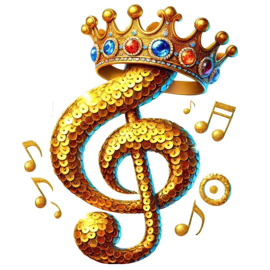 Glitter Sequin Music Note Clipart | 12 PNG Bundle (digital Download) - Etsy