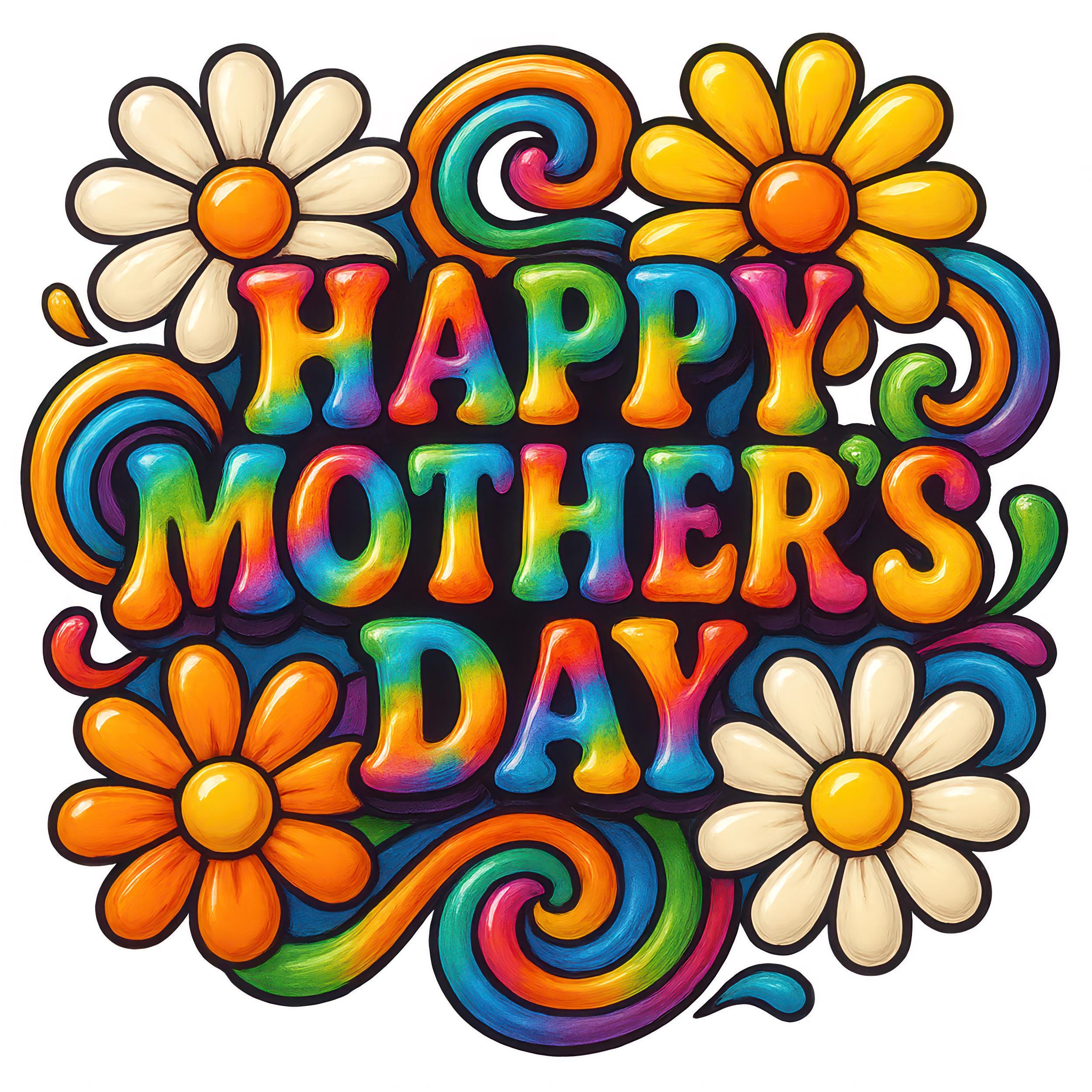 Floral Mother's Day Clipart, Holiday Graphics (digital Download) Set of ...