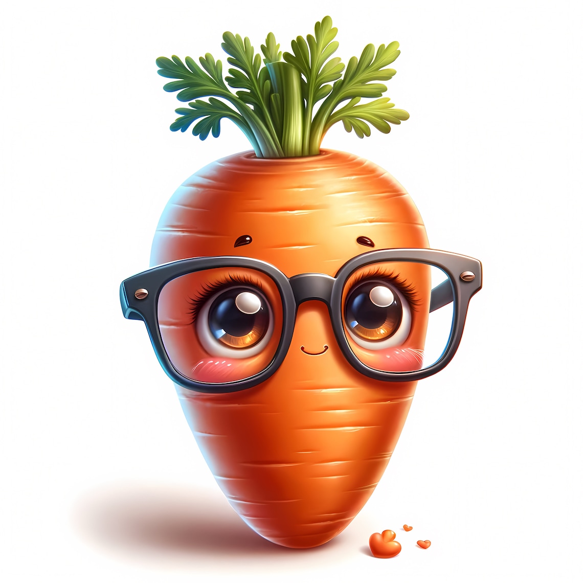 Cute Carrot Clipart Bundle | Kids Art Printables (JPG Digital Download ...