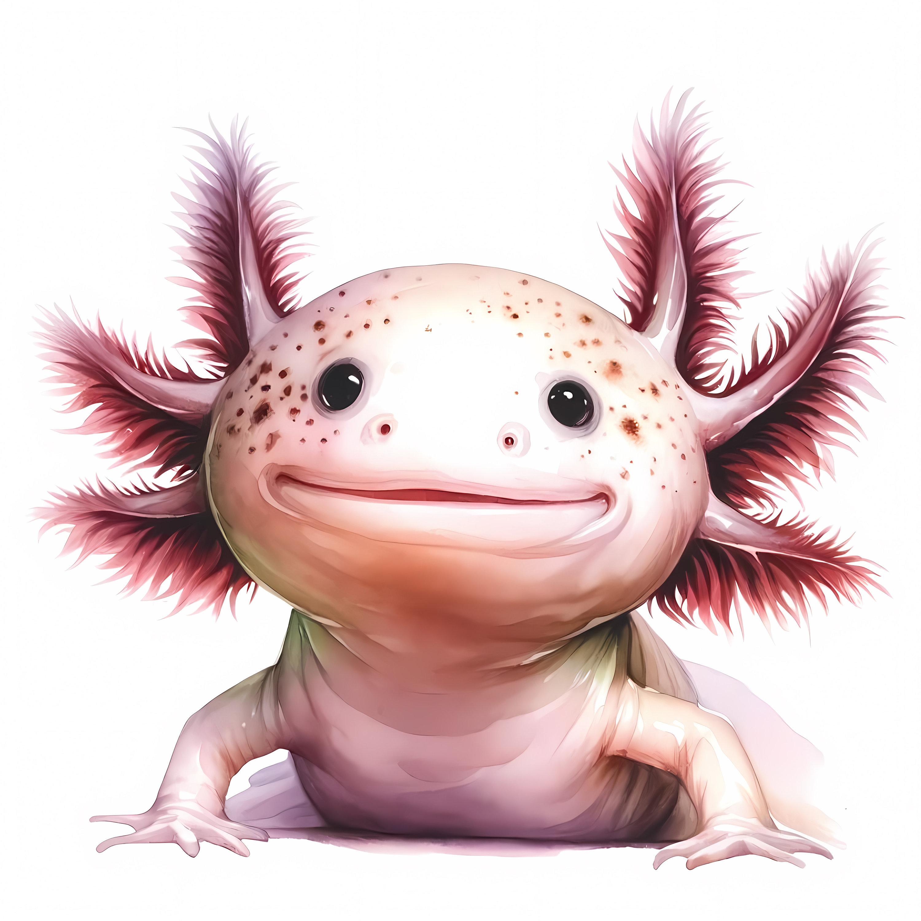 Axolotl Clipart | 12 High-quality Jpgs | Cute Axolotl Clipart Bundle ...
