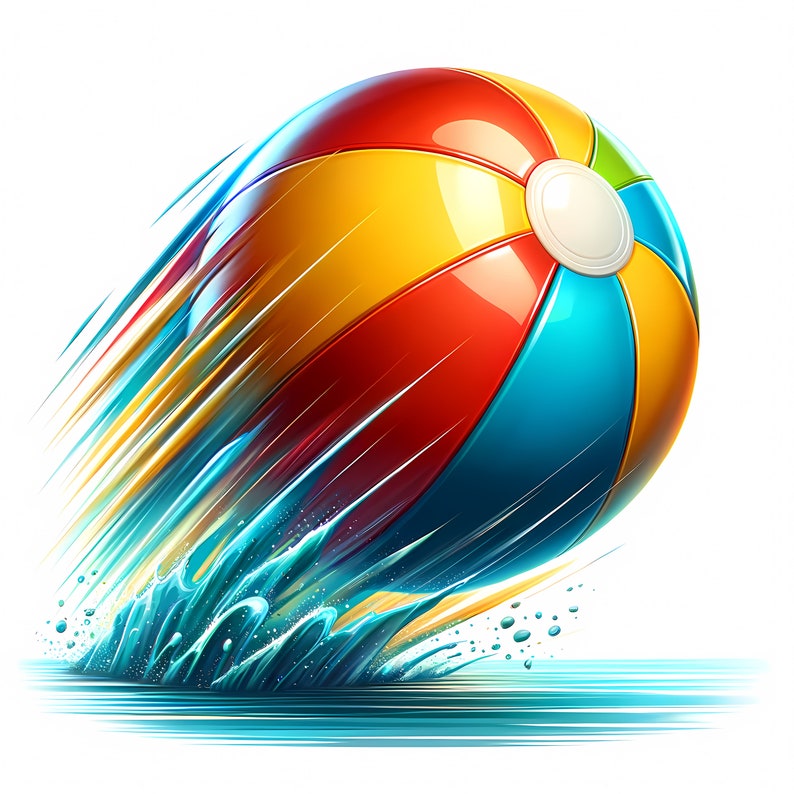 Beach Ball Clipart 12 High-quality Jpgs Summer Beach Ball Clipart ...