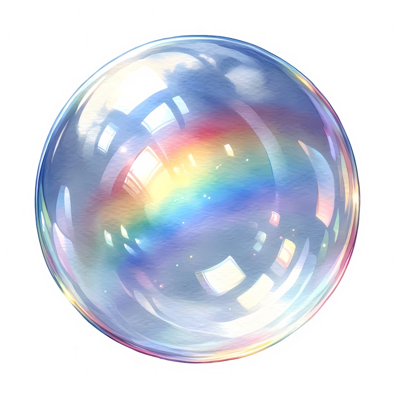 Bubble Clipart | 15 High-quality Jpgs | Whimsical Bubbles Clipart ...