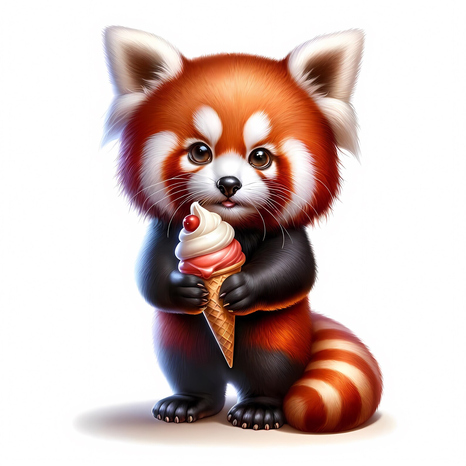 Cute Red Panda Clipart Bundle 10 High-quality Jpgs Adorable Red Panda ...