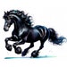 Friesian Horse Clipart Bundle | High-quality Equine Art (digital ...