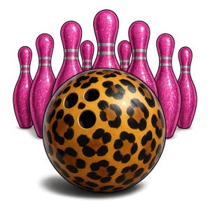 Watercolor Bowling Clipart Bundle: Fun Sports PNG (commercial Use ...