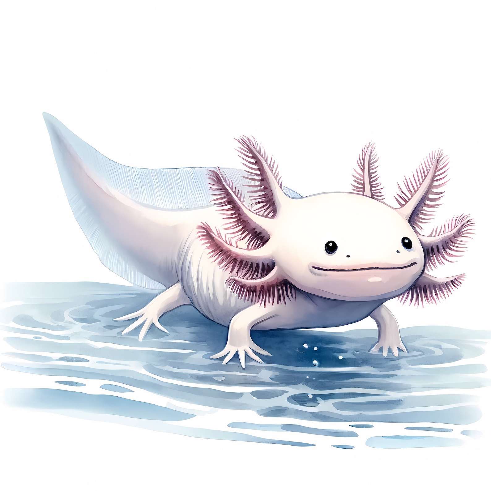 Axolotl Clipart | 12 High-quality Jpgs | Cute Axolotl Clipart Bundle ...