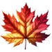 Maple Leaf Clipart: Fall Autumn Art (digital Download, Commercial Use ...