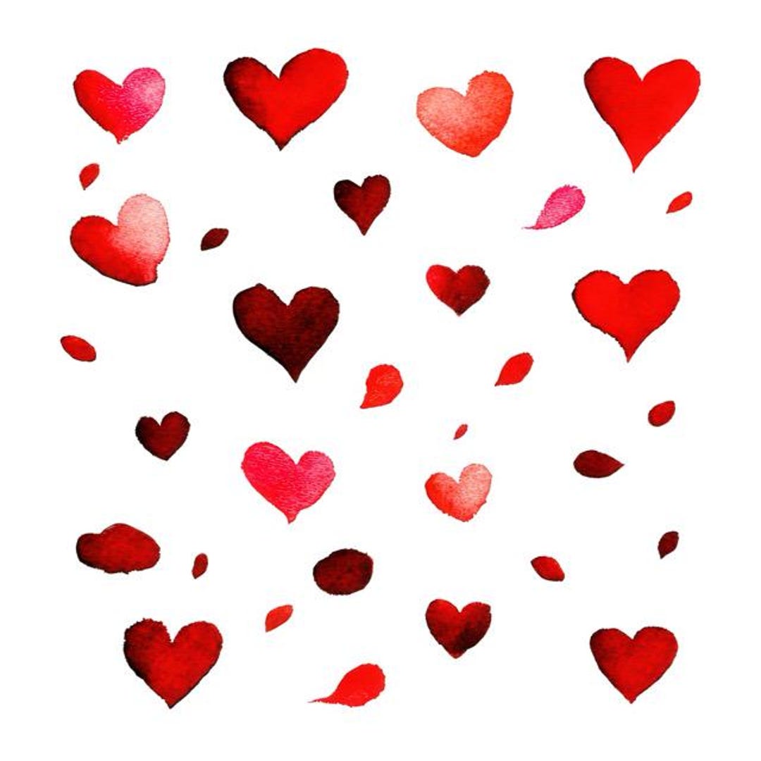 Valentine's Day Hearts Clipart | Love Graphics | Digital Download | 15 ...