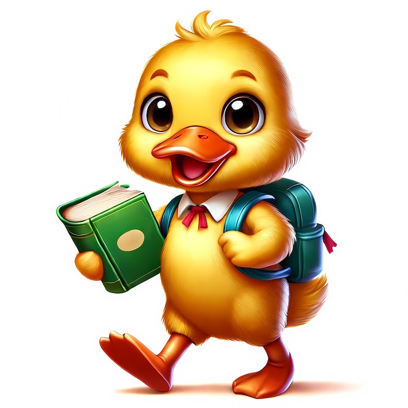 Cute Duck Clipart | 12 High-quality Jpgs | Adorable Duck Clipart Bundle ...