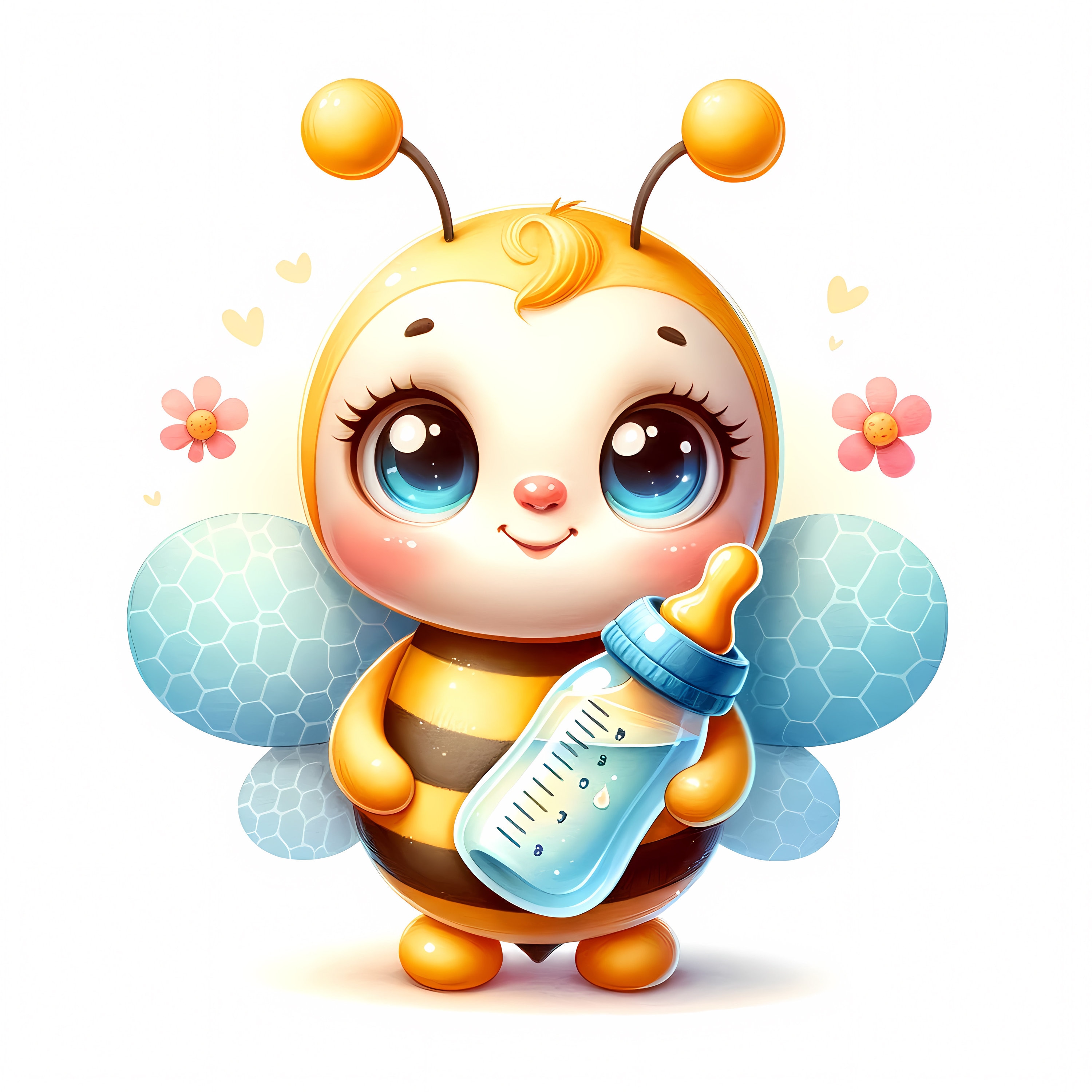 Cute Baby Bee Clipart | Nursery Art Jpgs (digital Download) - Etsy