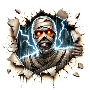Spooky Mummy Clipart Bundle: Halloween Art, Wall Art (digital Download ...