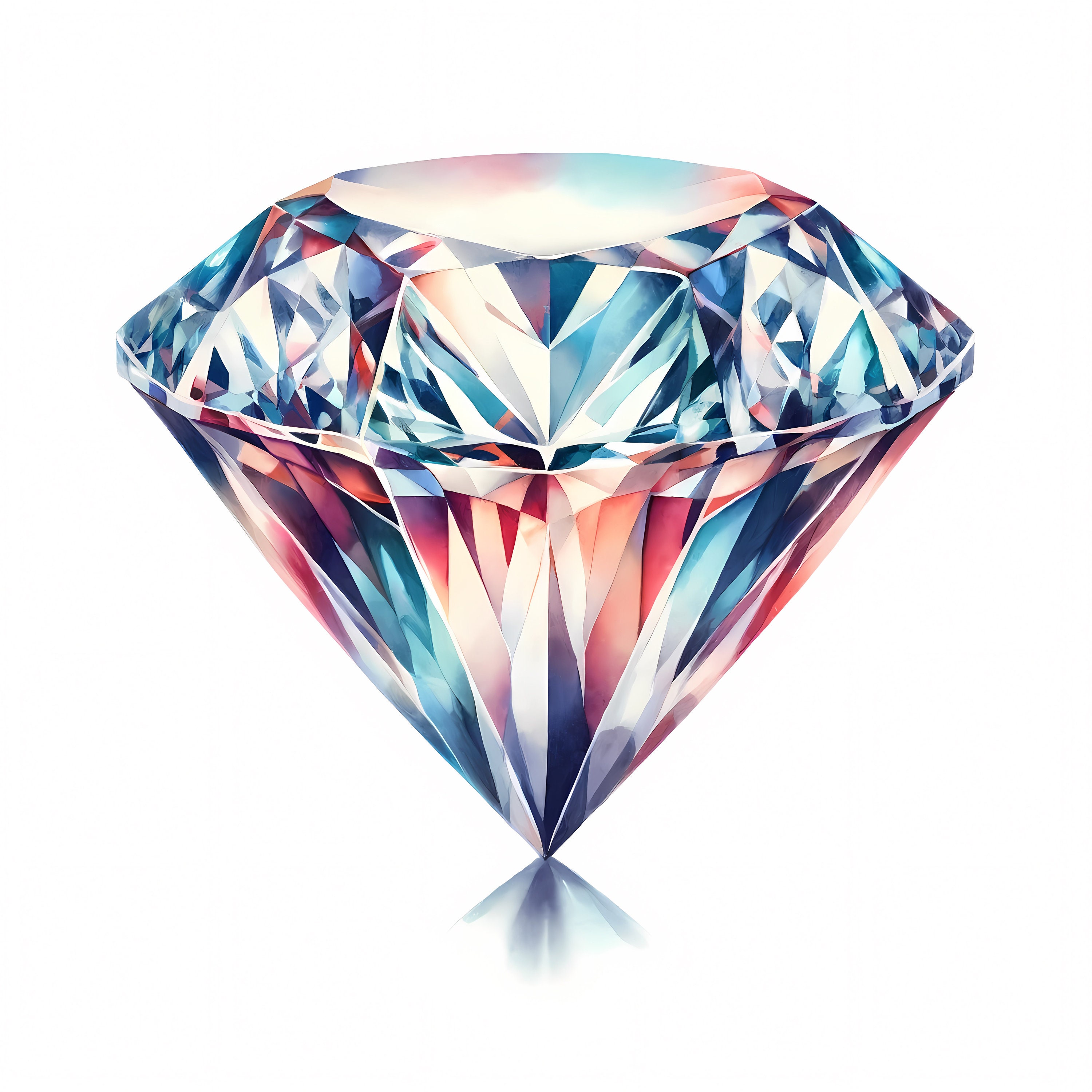 Diamond Clipart 10 High-quality Jpgs Glamorous Diamond Clipart Bundle ...