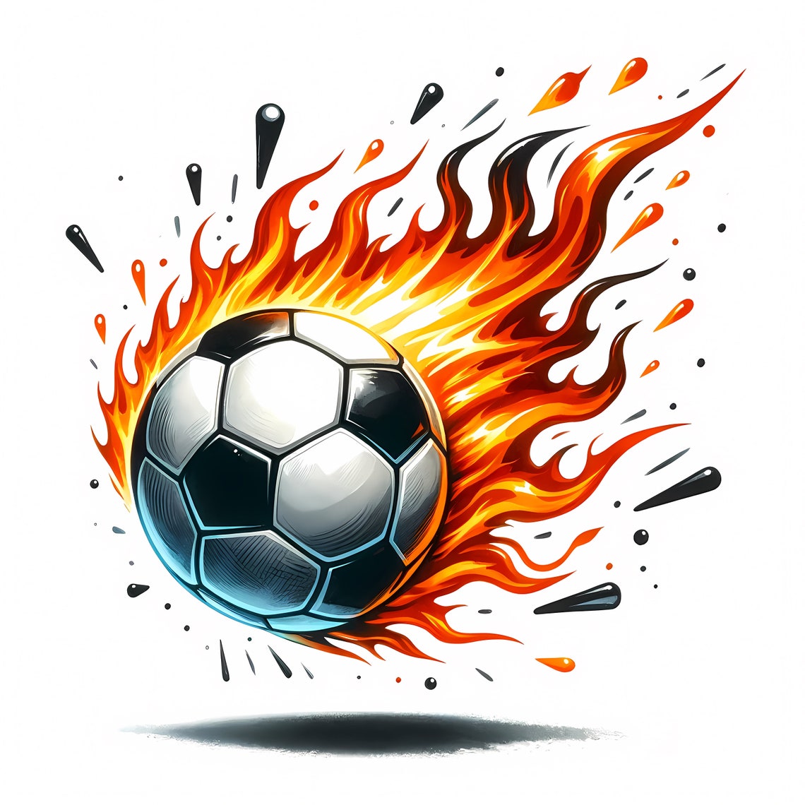 Soccer Ball Clipart - 10 High-quality Jpgs - Football Clipart Bundle ...
