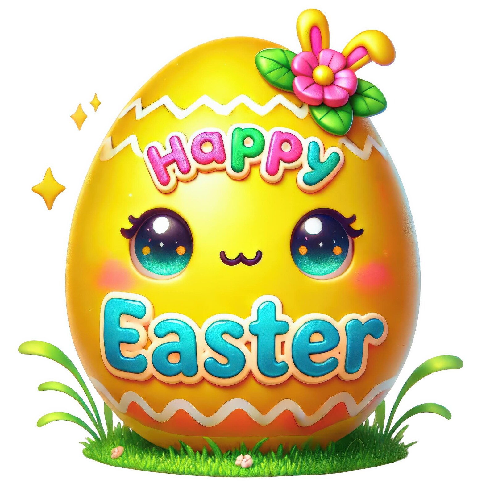 Cute Easter Egg Clipart Bundle | High-quality Designs (digital Download ...