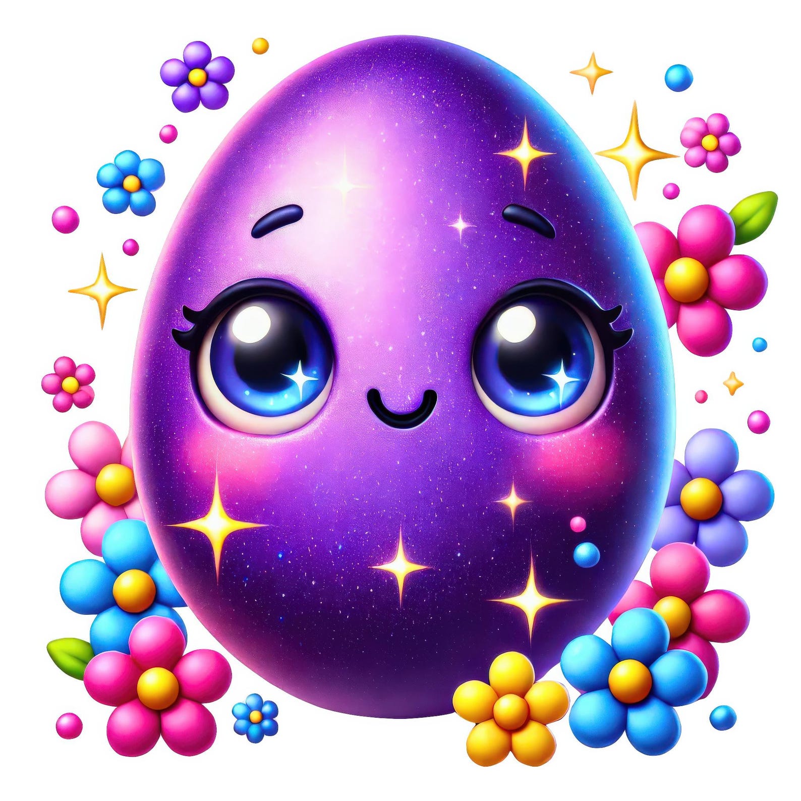 Cute Easter Egg Clipart Bundle | High-quality Designs (digital Download ...