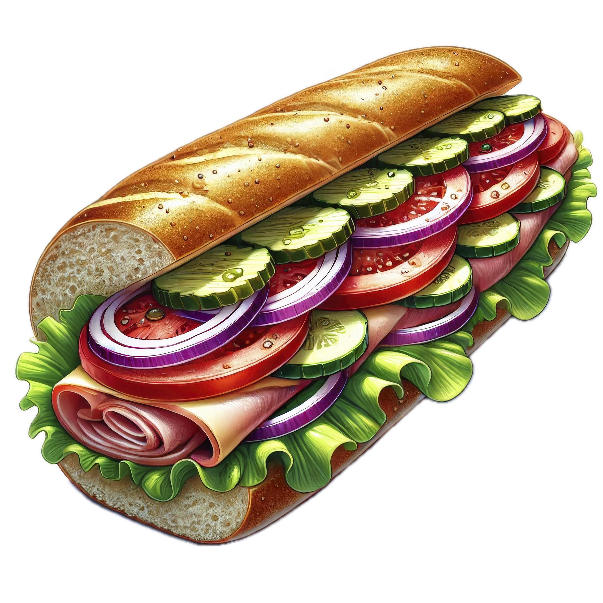 12 Sandwich Clipart Bundle: Tasty Food Art Pngs (commercial Use) - Etsy
