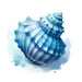 Blue Seashell Clipart 12 High-quality Jpgs Colorful Seashell Clipart ...