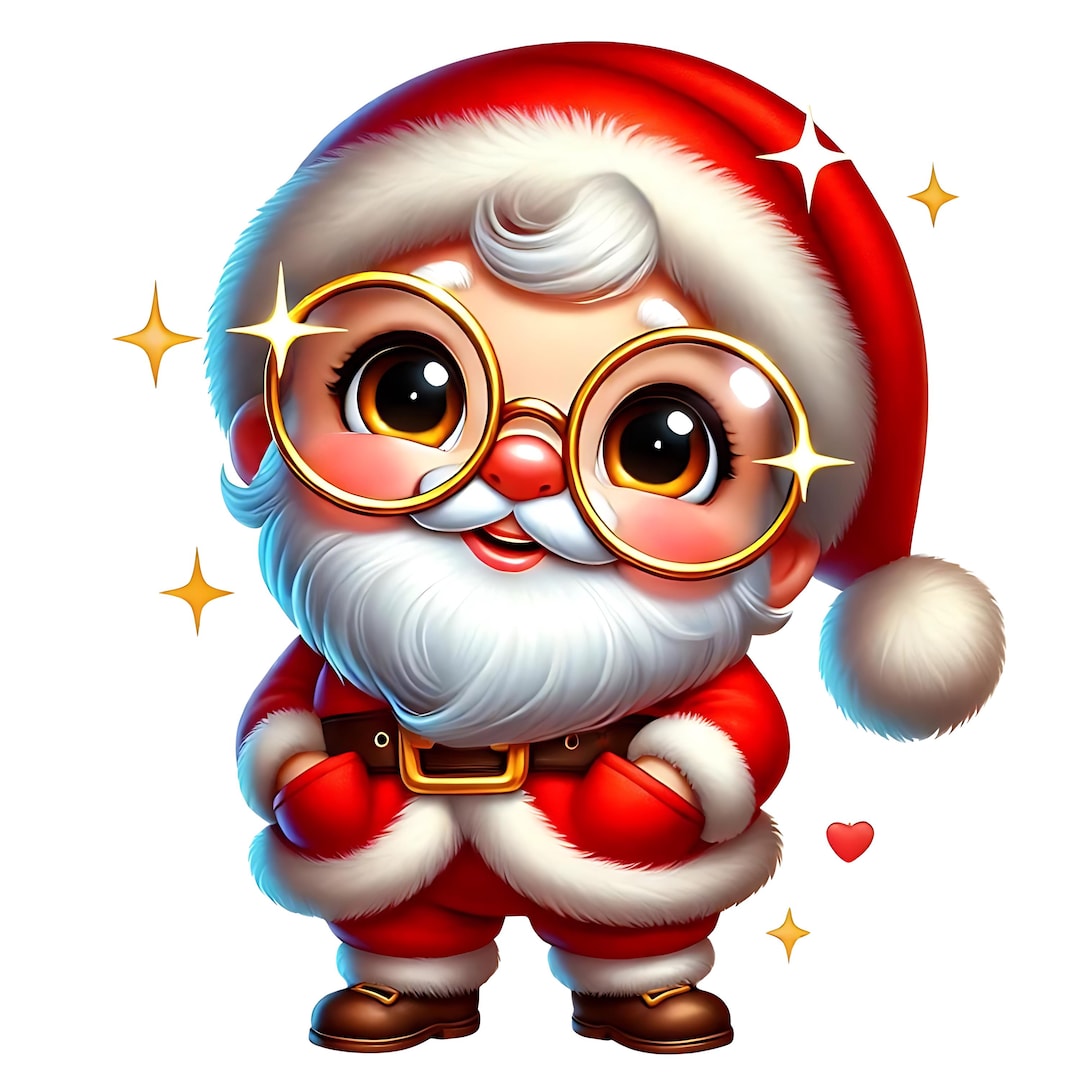 Christmas Gnome Clipart | 10 High-quality Jpgs | Cute Christmas Gnome ...