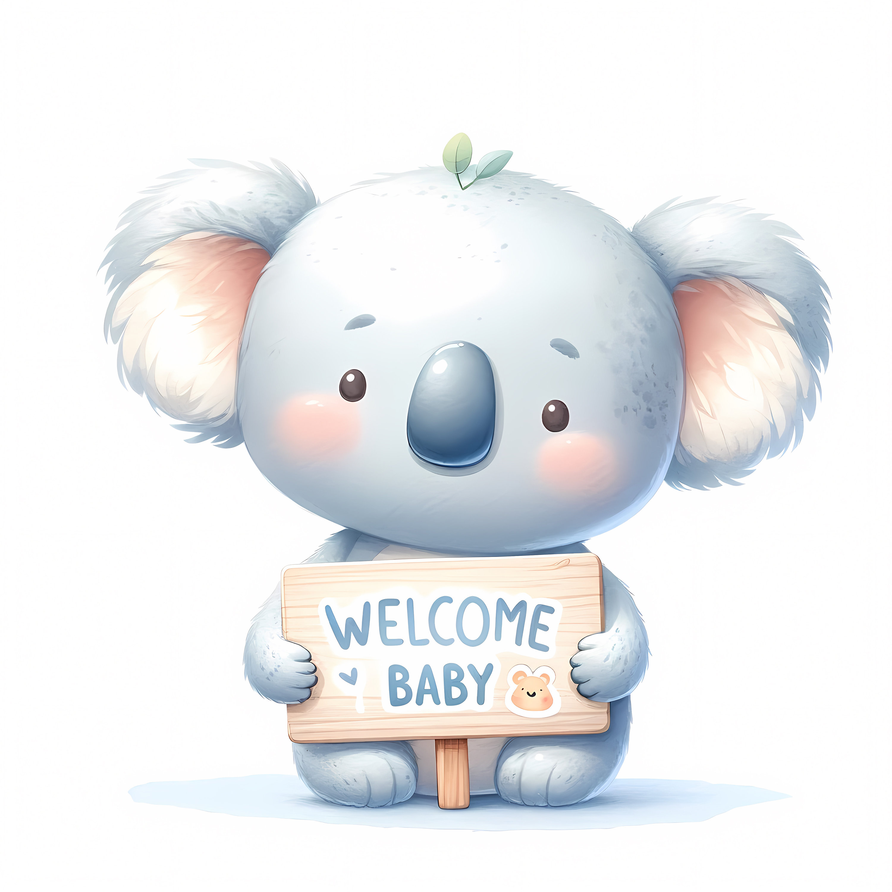 Welcome Baby Clipart – Nursery Decor, Baby Shower (digital Download ...