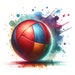 Dodgeball Clipart – Athletic Sports Art, Wall Decor (JPG, Digital ...
